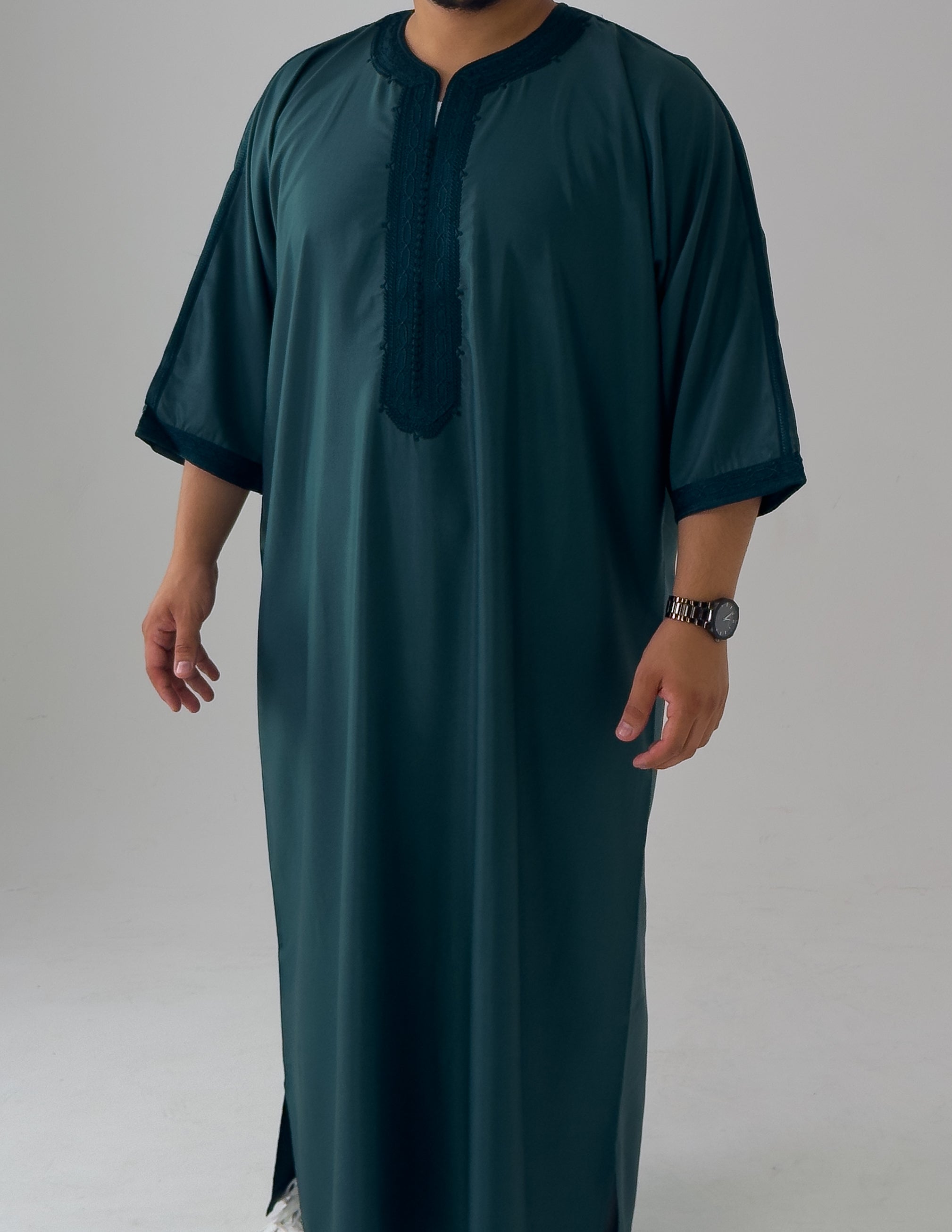 Forrest Green Moroccan Thobe As-Sarayah collection – ElFeel